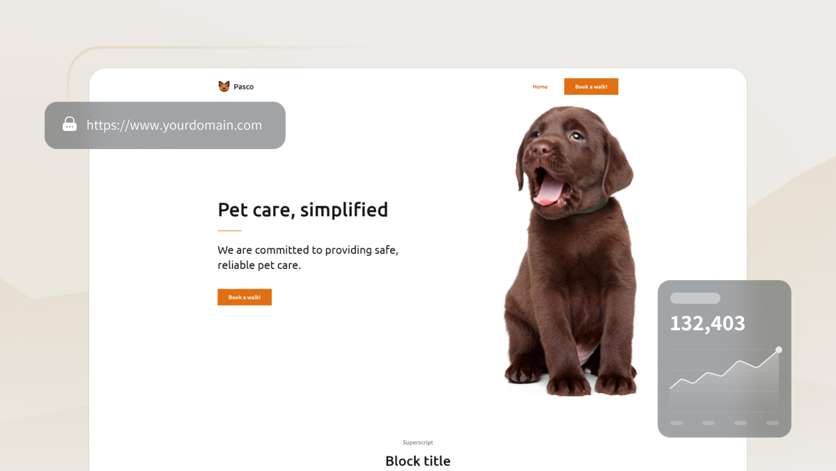 Dog boarding website templates – Pet boarding, dog care, kennel ...
